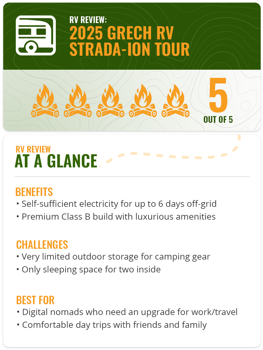 2025 Grech RV Strada-Ion Tour Review - RV Trader