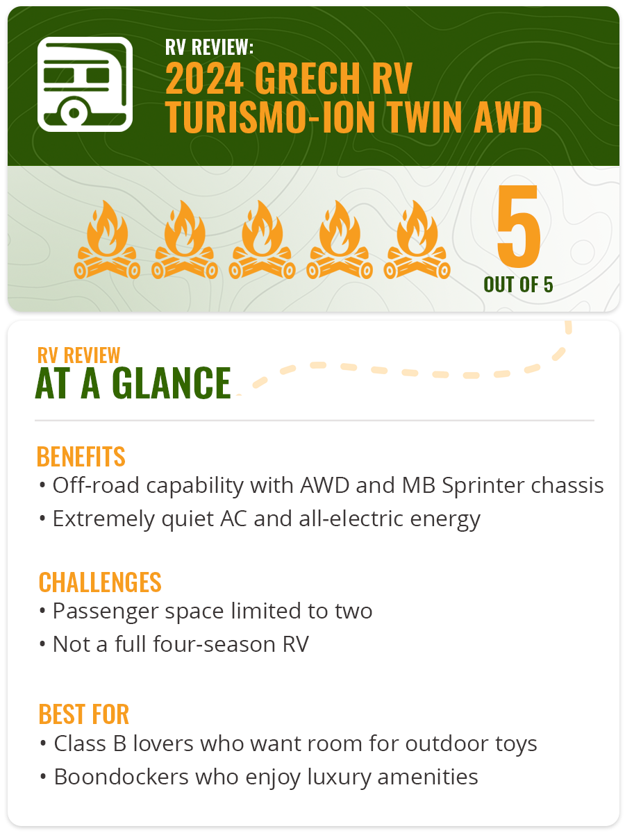 2024 Grech RV Turismo-Ion Twin AWD - RV Trader