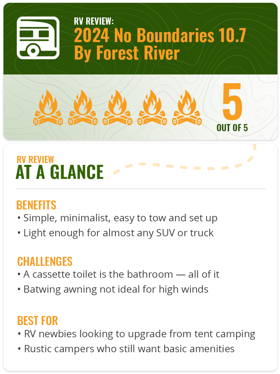 2024 Forest River No Boundaries (NOBO) 10.7 Review - RV Trader