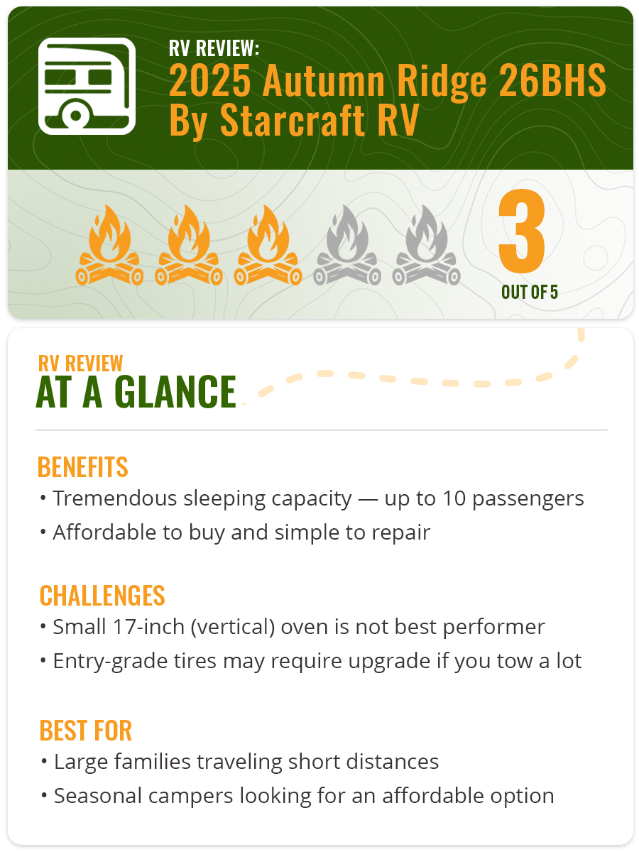 2025 Starcraft Autumn Ridge 26BHS Review - RV Trader Blog