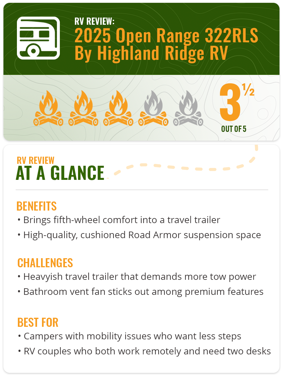 2025 Highland Ridge Open Range 322RLS Review - RV Trader Blog