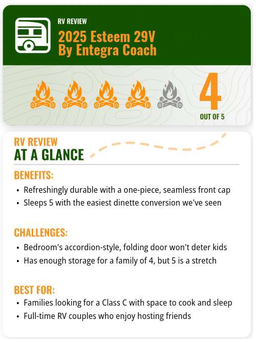 2025 Entegra Coach Esteem 29V Review - RV Trader