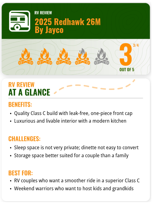 2025 Jayco Redhawk 26M Review - RV Trader Blog