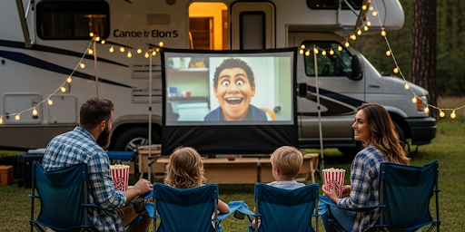 3 RV Screen Projectors to Create an Outdoor Theater - RV Trader Blog